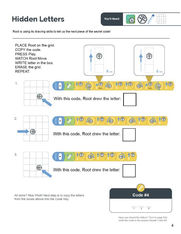 Code Break with the Root Coding Robot