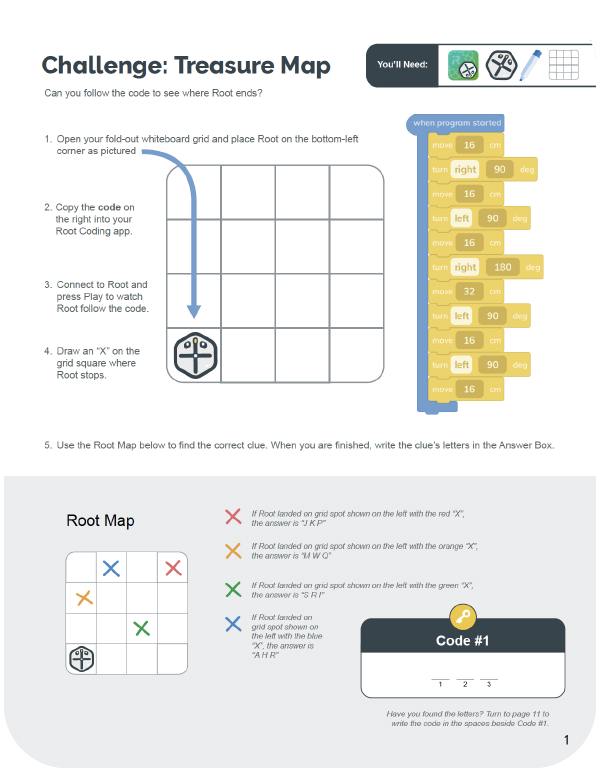 Code Break with the Root Coding Robot