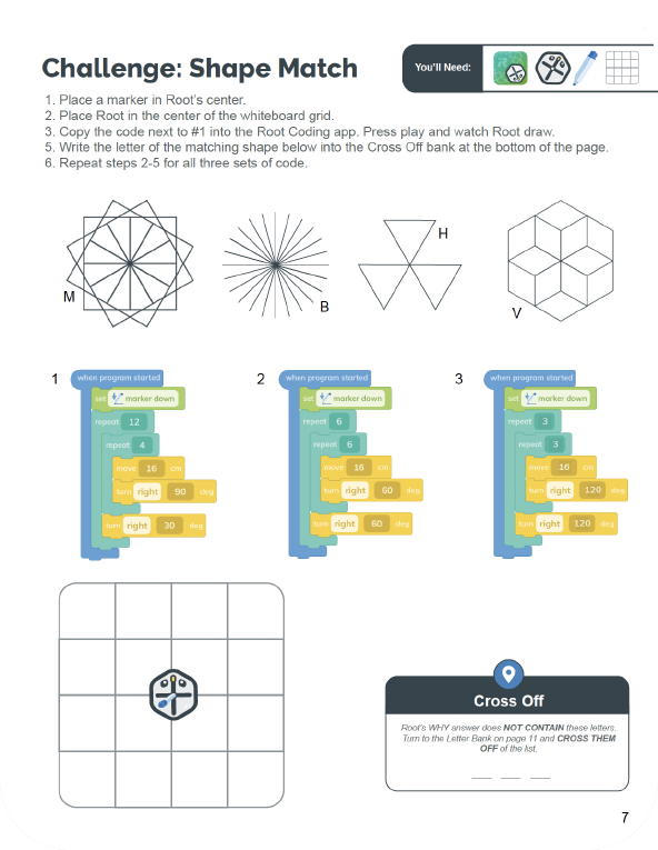Code Break with the Root Coding Robot