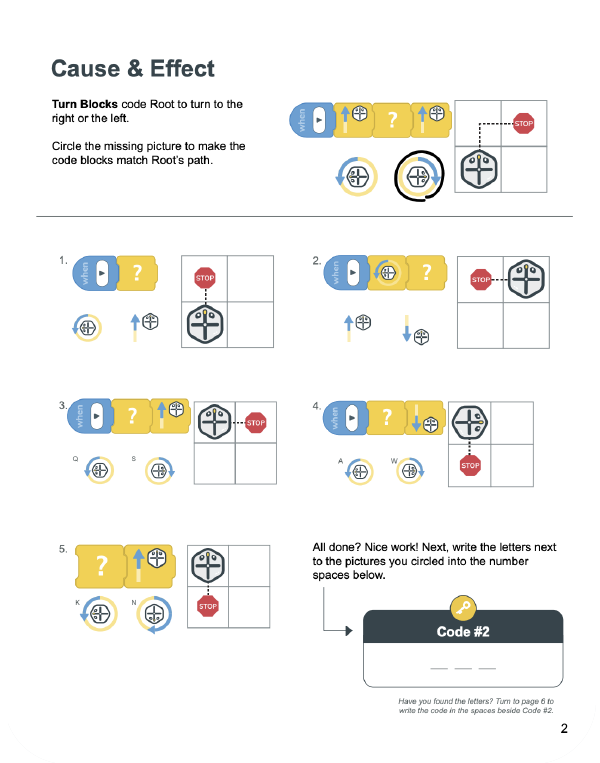 Code Break with the Root Coding Robot