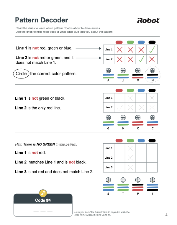 Code Break with the Root Coding Robot