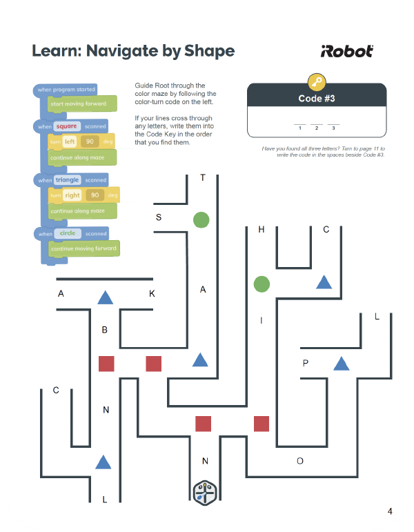Code Break with the Root Coding Robot