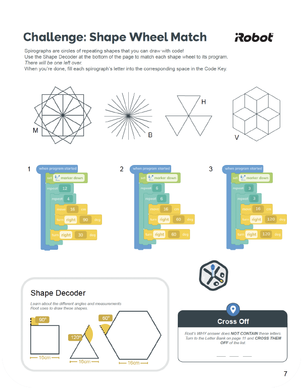 Code Break with the Root Coding Robot