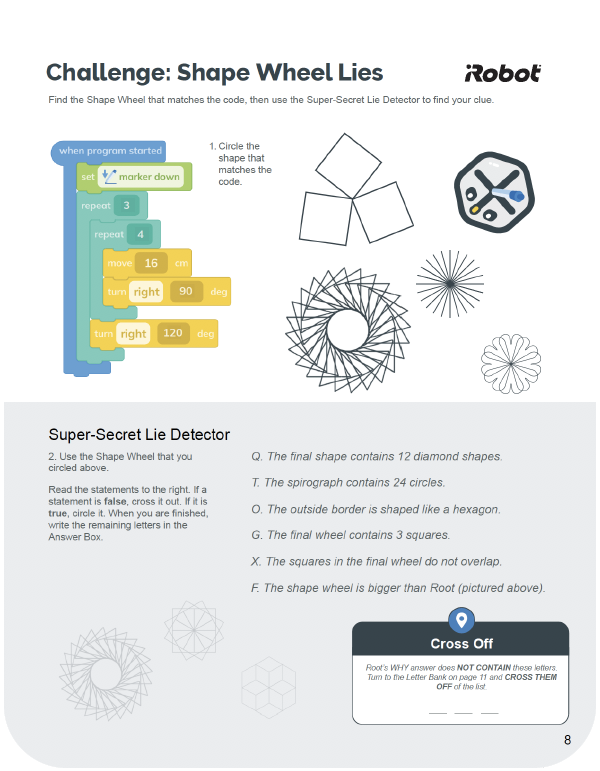 Code Break with the Root Coding Robot